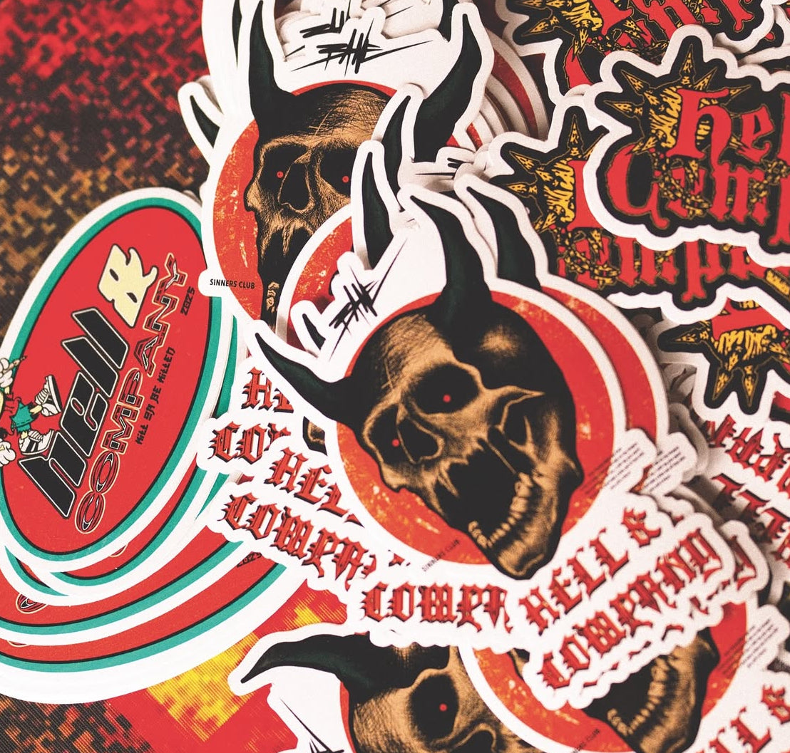 3 STICKERS – Hell & Company